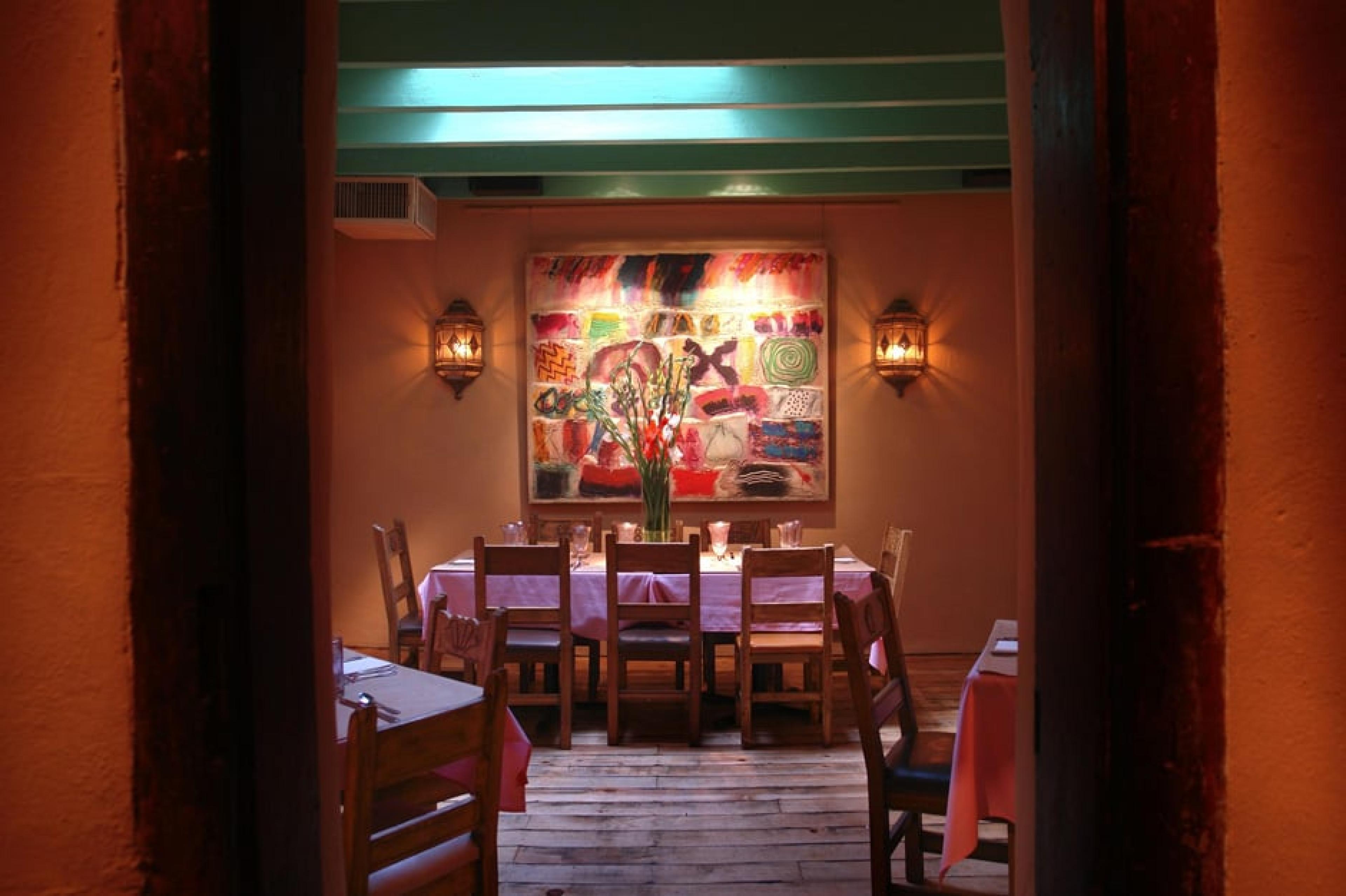 Santa Fe Dragon Room Bar Modern Adobe Restaurant In Santa Fe New