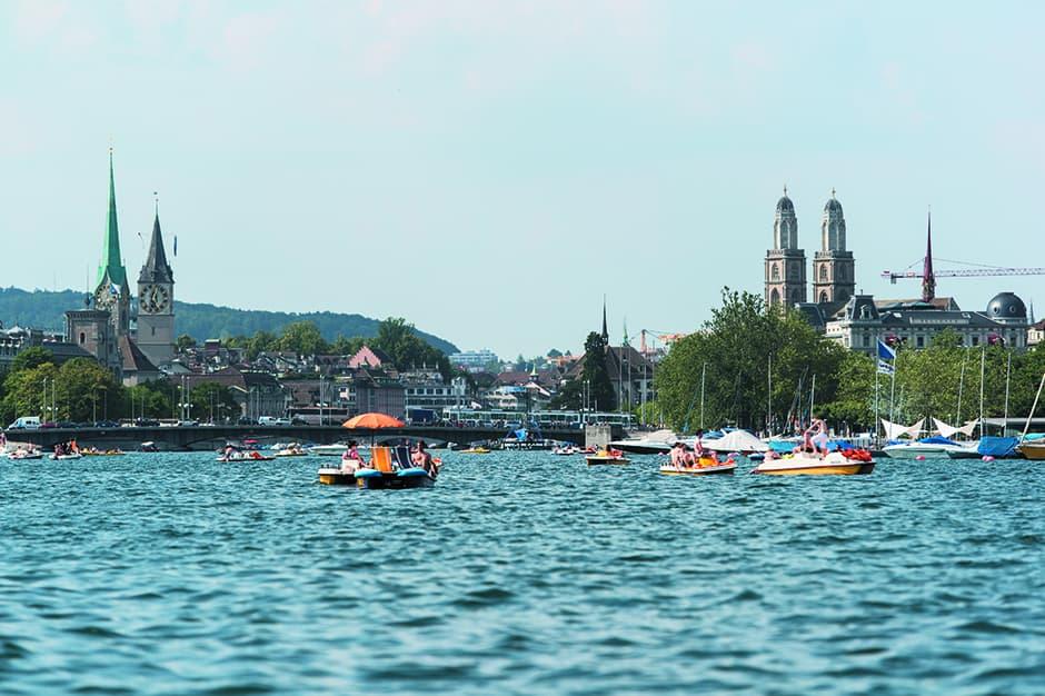Boat Ride on Lake Zurich