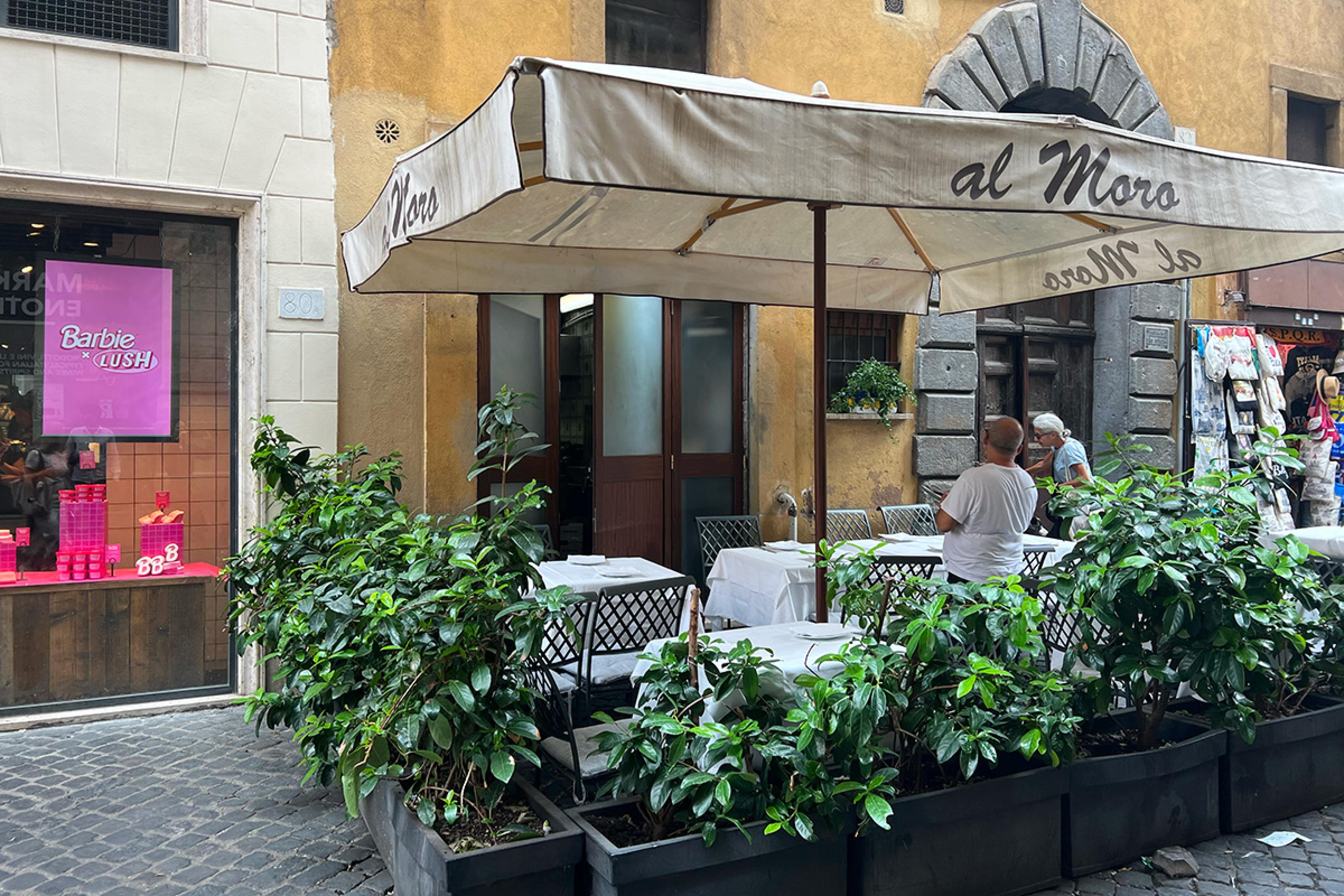 Trattoria Al Moro Rome Italy Hosteria Del Moro In Rome Restaurant